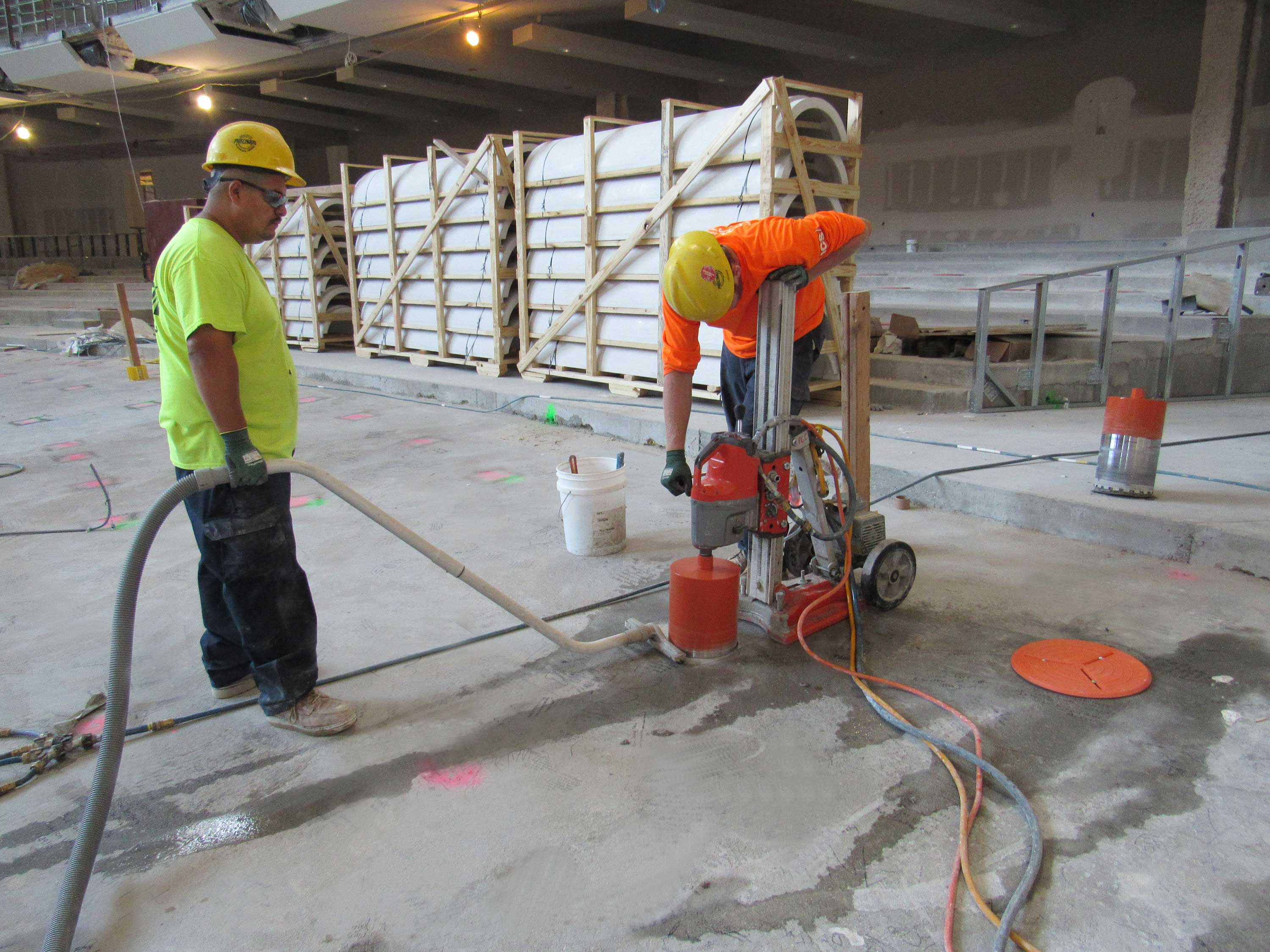 Concrete Coring Photos | Precision Cutting and Coring