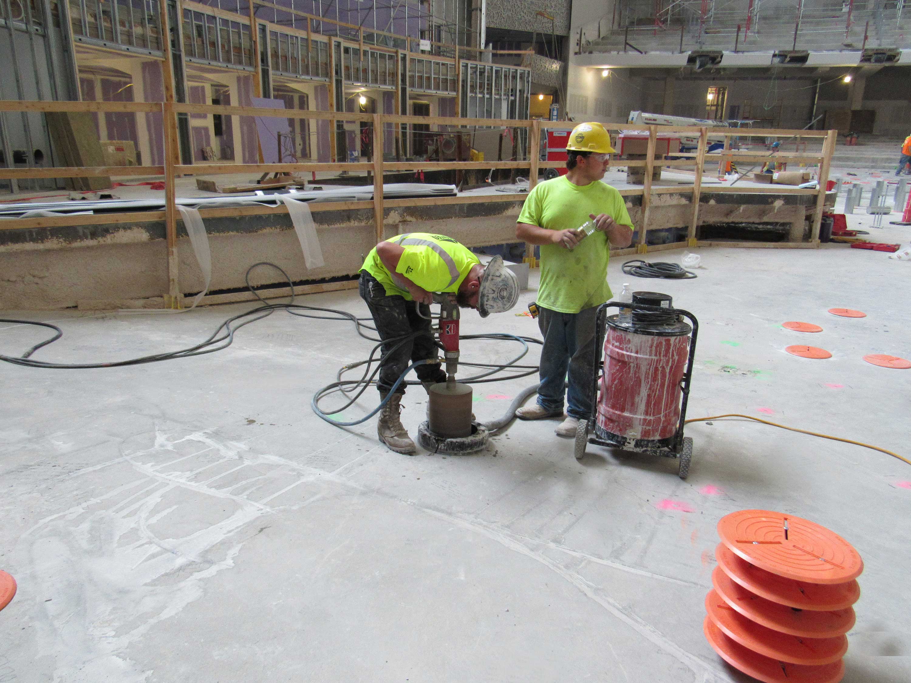 Concrete Coring Photos | Precision Cutting and Coring